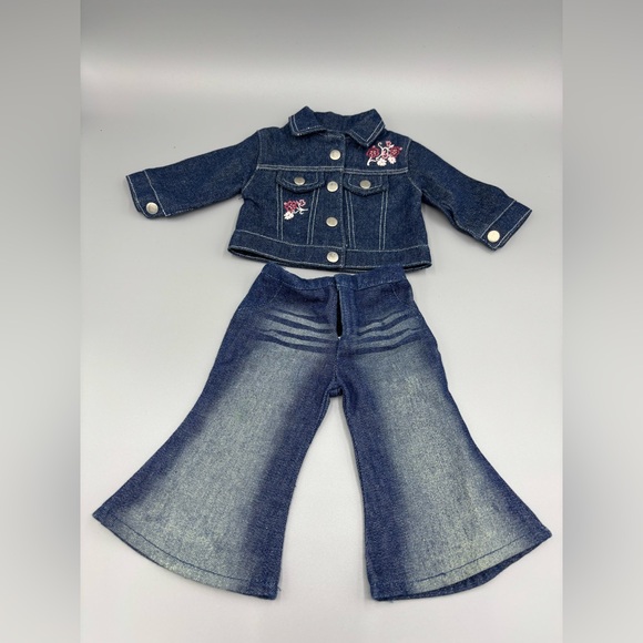 American Girl | Toys | 8 Doll Denim Jacket And Flared Jeans Set | Poshmark